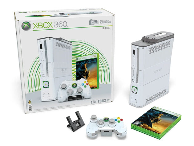 MEGA Microsoft Xbox 360 Replica Building Toy Kit: Perfect For True Xbox ...