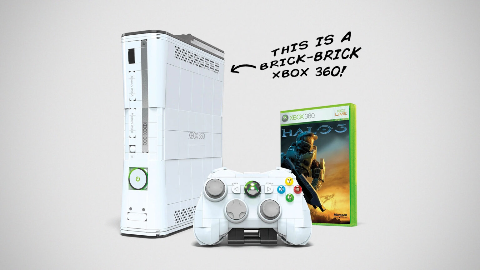 MEGA Microsoft Xbox 360 Replica Building Toy Kit: Perfect For True Xbox ...