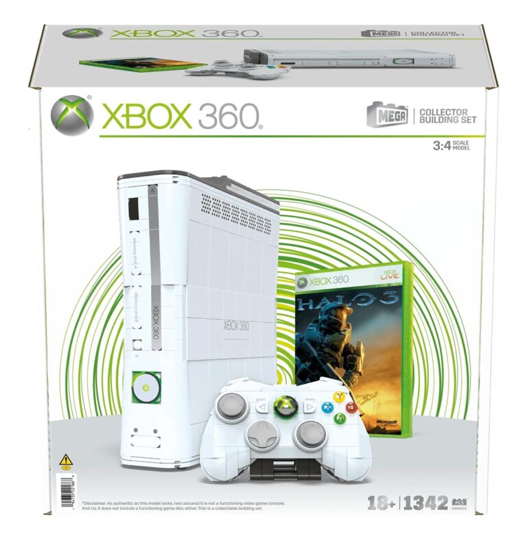 MEGA Microsoft Xbox 360 Replica Building Toy Kit: Perfect For True Xbox ...
