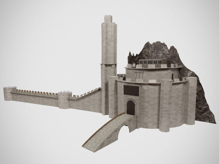 McFarlane Toys Lord Of The Rings Rohirrim Deluxe Castle Playset ...