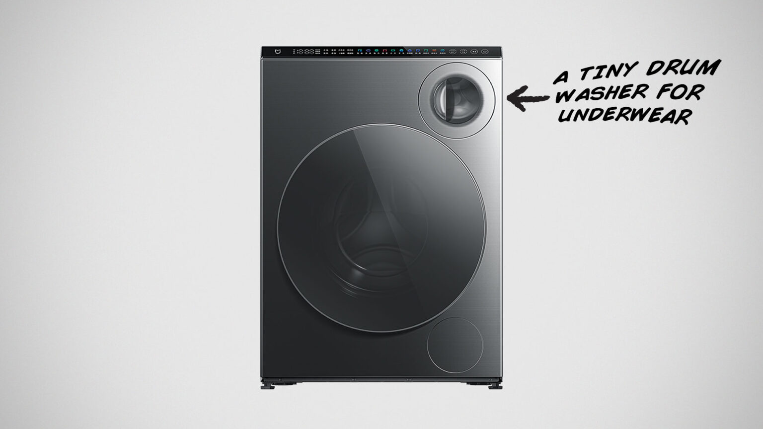 Mijia Dual Zone Washing Machine: It Has A Mini Drum For Washing Underwear