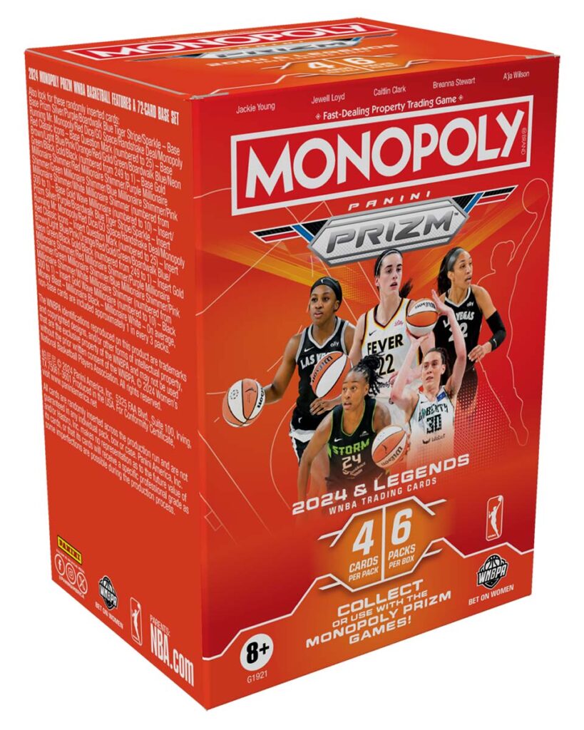 The Monopoly Legends WNBA Trading Cards Can Also Be Used To Play ...