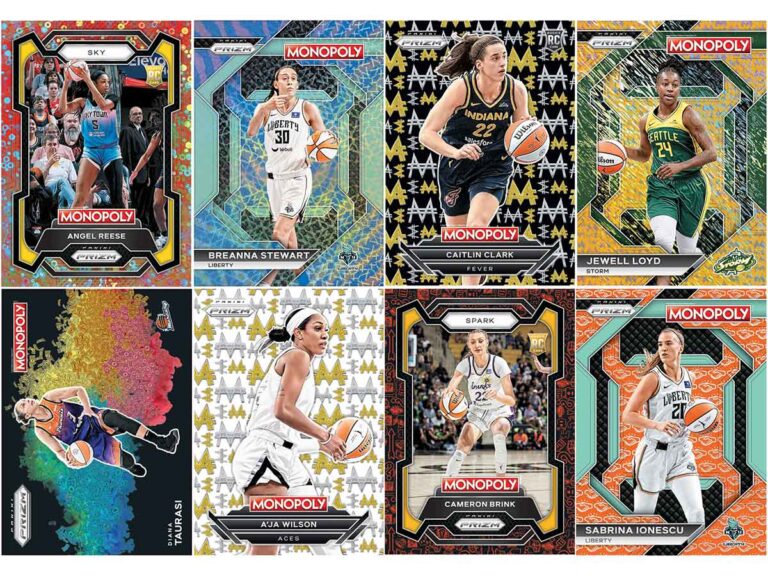 The Monopoly Legends WNBA Trading Cards Can Also Be Used To Play ...