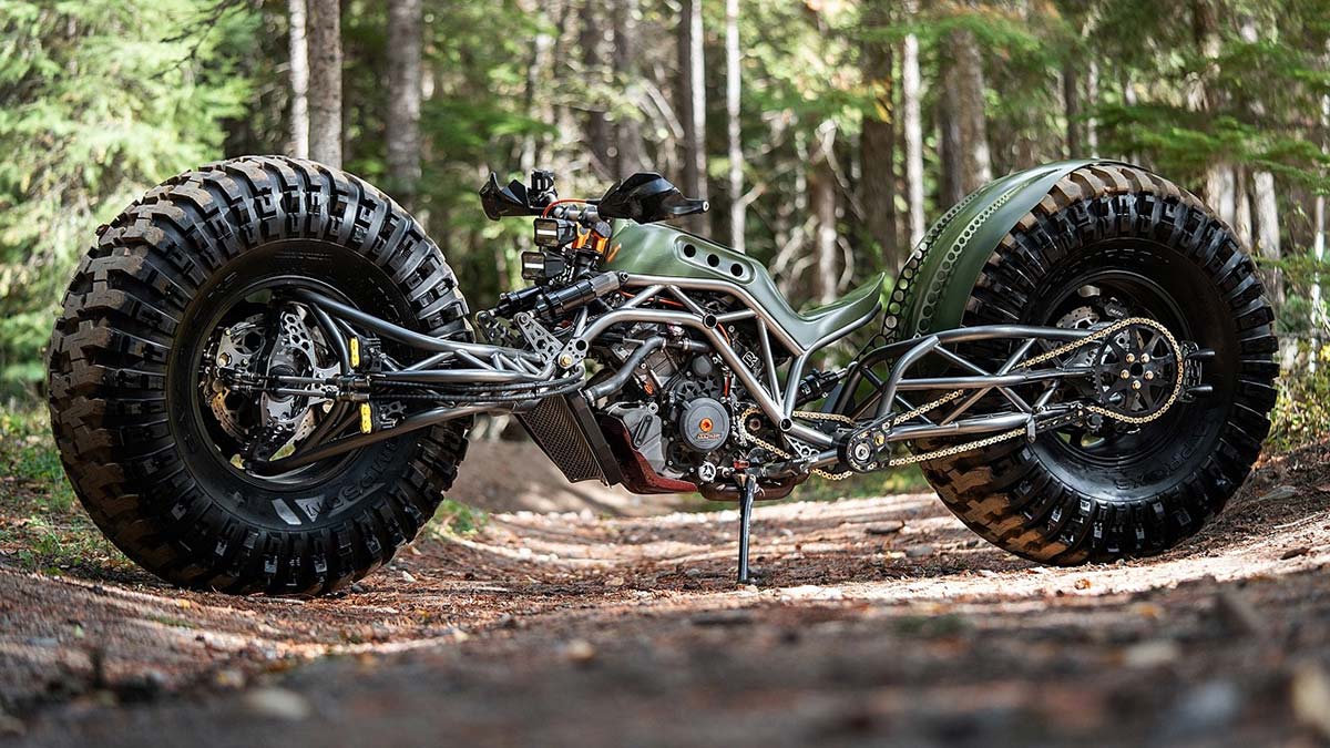 Monster Chopper By Grind Hard Plumbing Co: A Two-Wheeled Answer To The ...