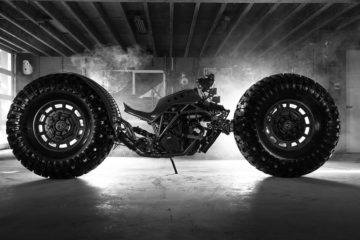 Monster Chopper By Grind Hard Plumbing Co: A Two-Wheeled Answer To The ...
