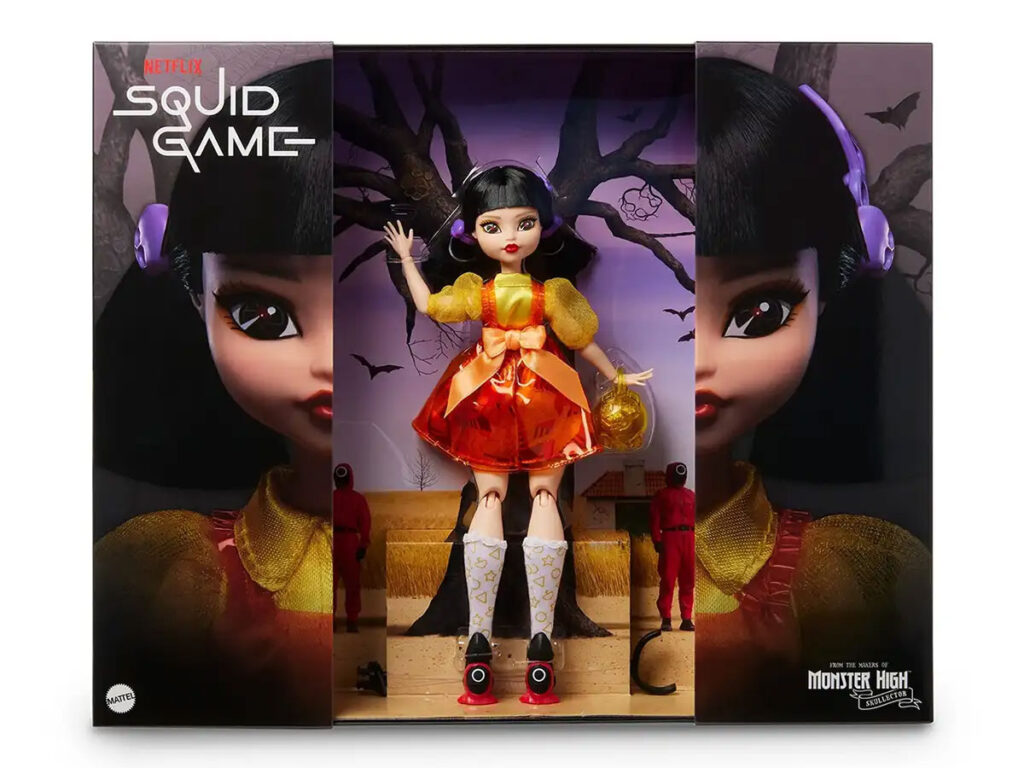 Monster High Squid Game Skullector Young-Hee Doll: Mu-gung-hwa Kkochi ...