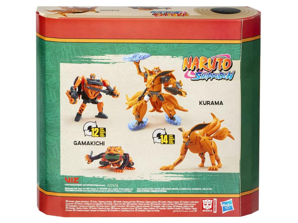 Naruto: Shippuden x Transformers Kurama And Gamakichi Announced!