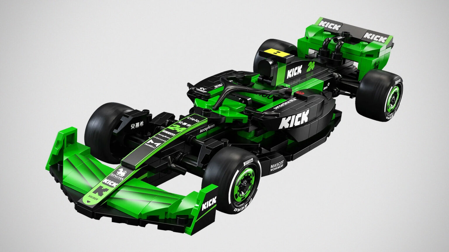 CaDA KICK Sauber F1 Race Car Has Several Molded Parts That Make It ...