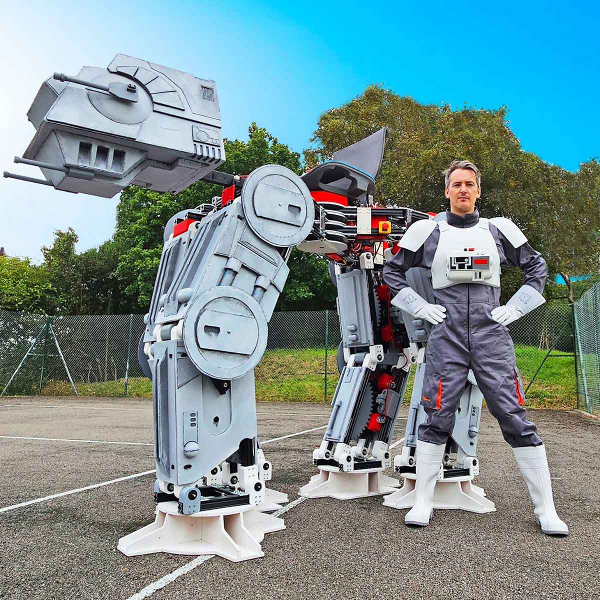 Former Toy Designer James Bruton Designed And Built A Ride-on AT-AT, And It Does Walk!