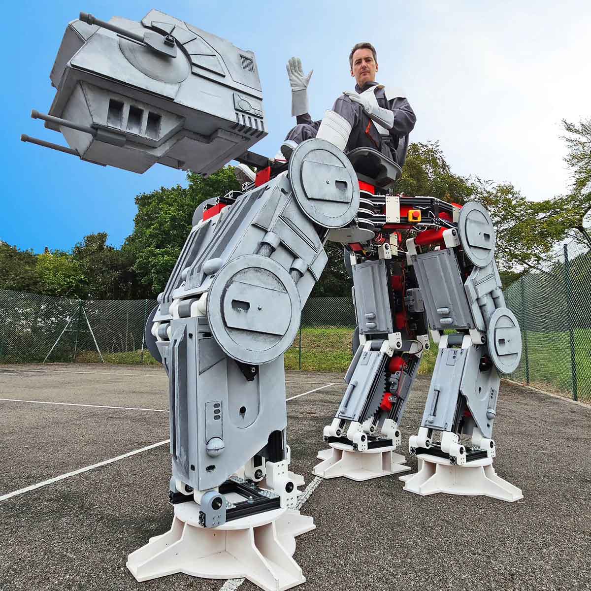Former Toy Designer James Bruton Designed And Built A Ride-on AT-AT ...