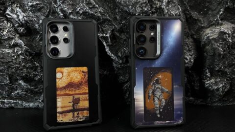 Reinkstone E-ink Case For iPhone And Samsung Galaxy: 4-Color E-ink Case!