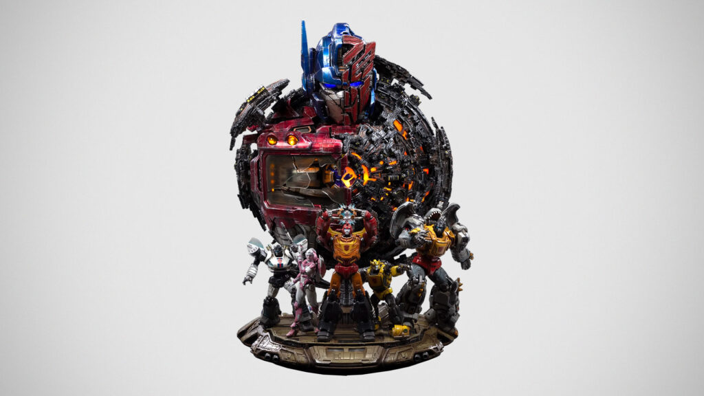 This Transformers Optimus Prime Toy Converts Into A Single-shot NERF ...