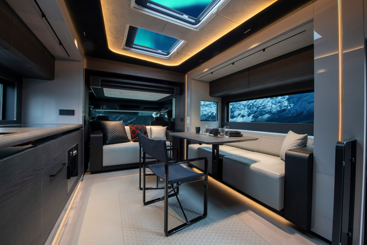 First-ever BRABUS Masterpiece Motorhome Is Your 530 HP Mansion On Wheels