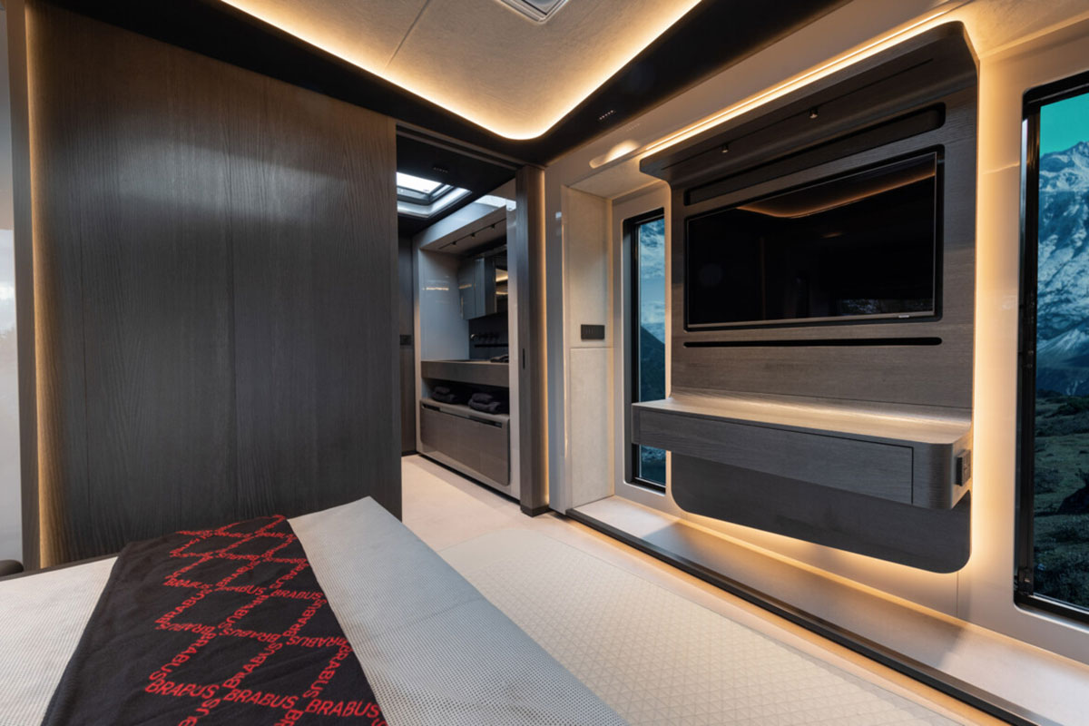 First-ever BRABUS Masterpiece Motorhome Is Your 530 HP Mansion On Wheels