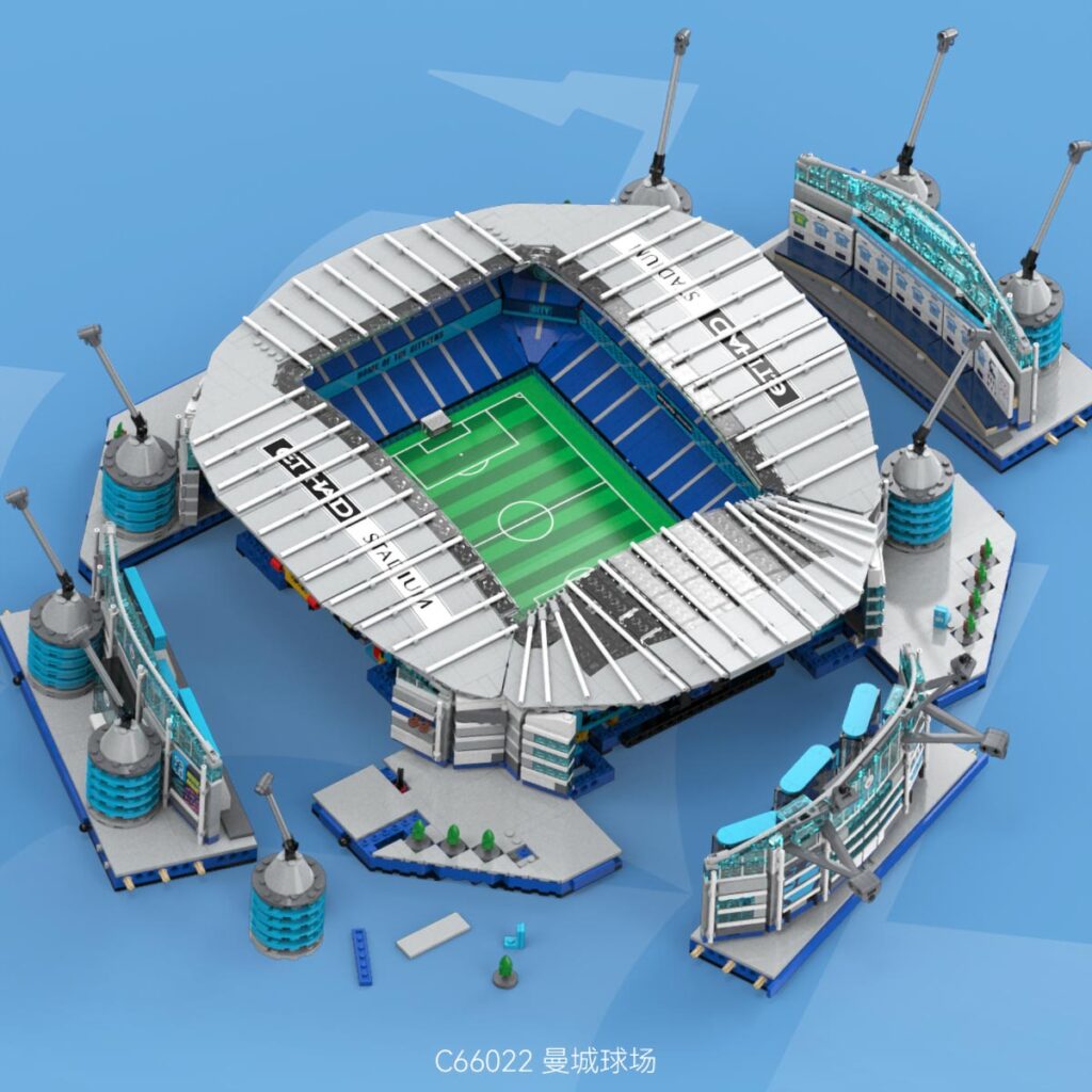 CaDA Builds Manchester City’s Etihad Stadium In Blocks—No Stickers, All ...
