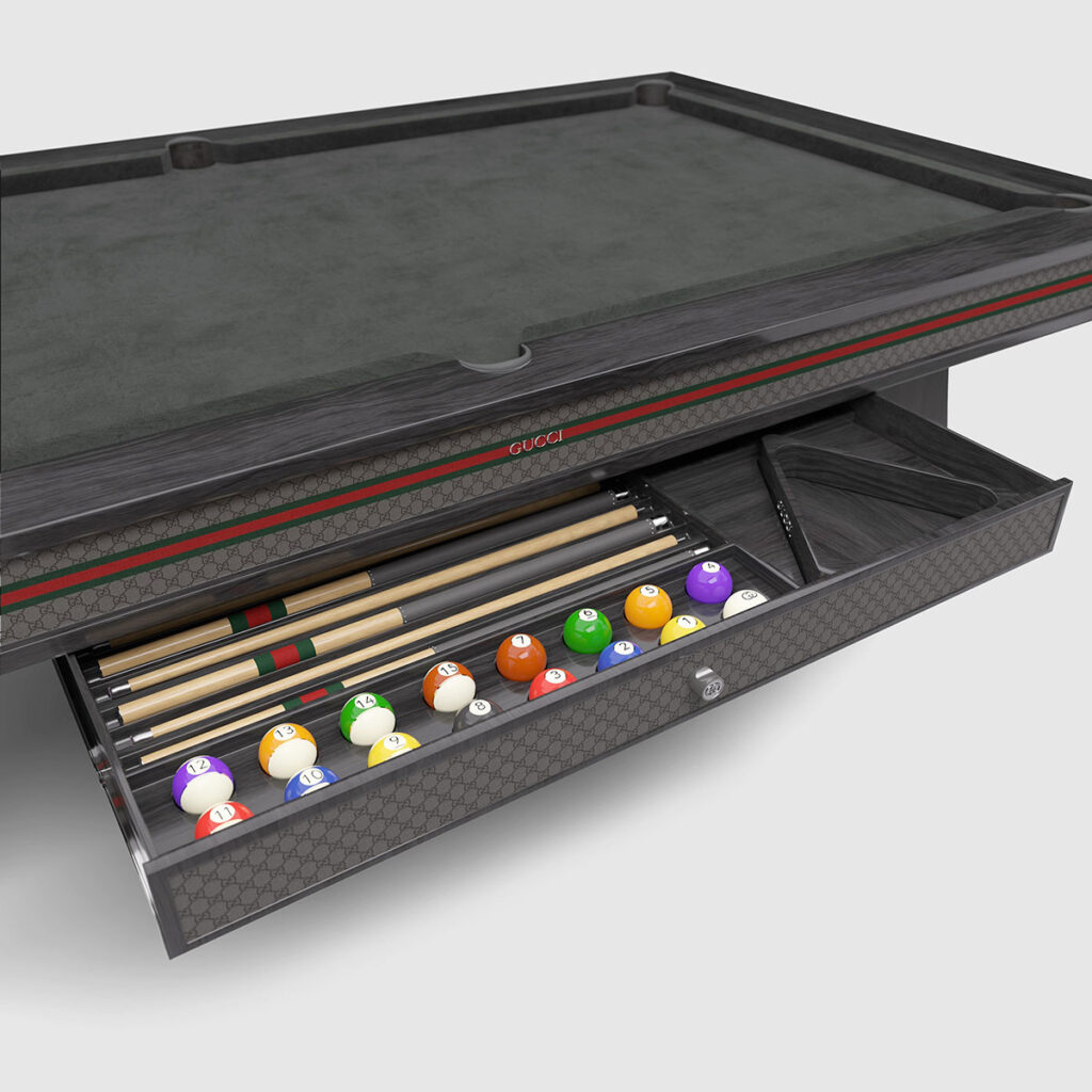 Gucci’s Pool Table: When 8-Ball Meets The Runway
