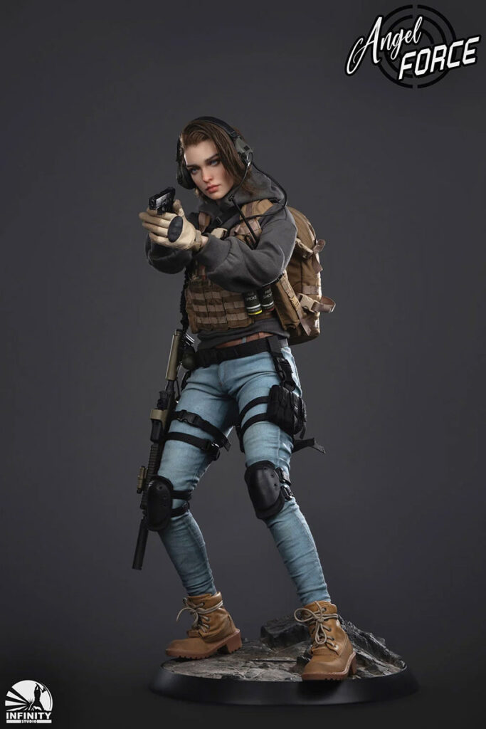 Infinity Studio Angel Force Mia 1/3 Scale Figure Is A Hyper-realistic ...