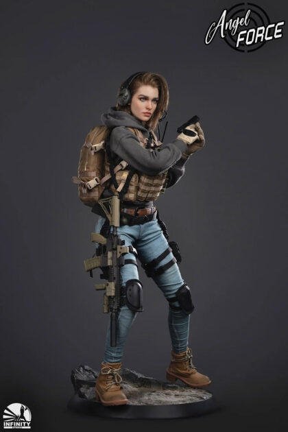 Infinity Studio Angel Force Mia 1/3 Scale Figure Is A Hyper-realistic ...