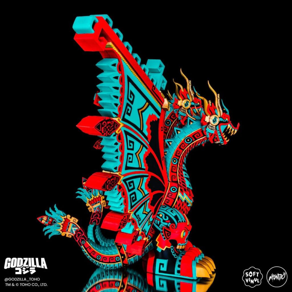 King Ghidorah Gets Urban Aztec Makeover, Has More Colors Than A ...