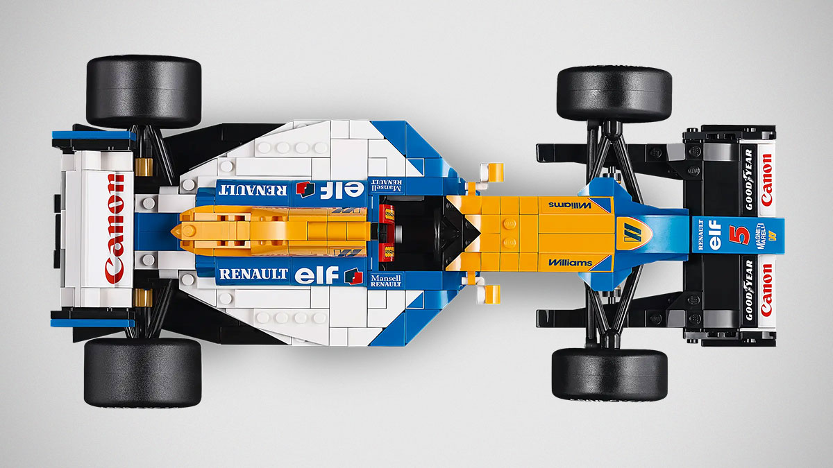 LEGO Icons Williams Racing FW14B & Nigel Mansell Set: Another F1 Legend ...