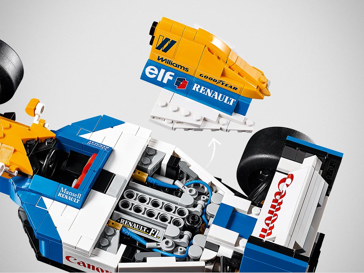 LEGO Icons Williams Racing FW14B & Nigel Mansell Set: Another F1 Legend ...