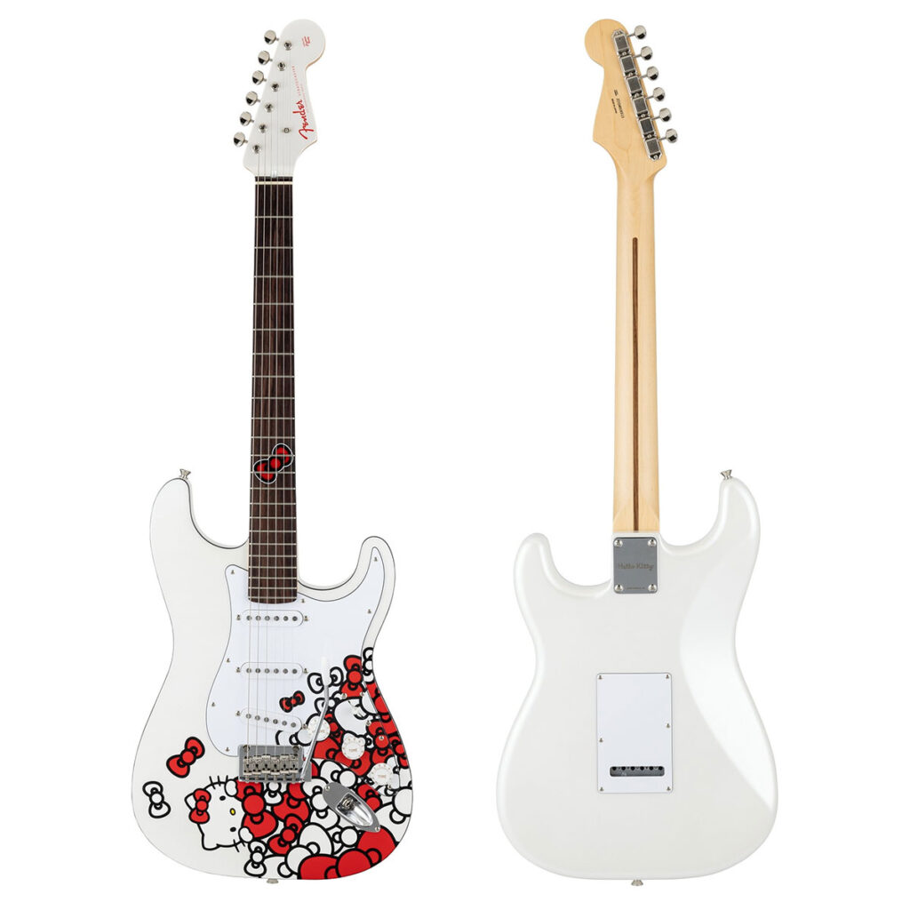 Rocking The Bow: Fender’s Hello Kitty Guitar Should Hit All The Right ...