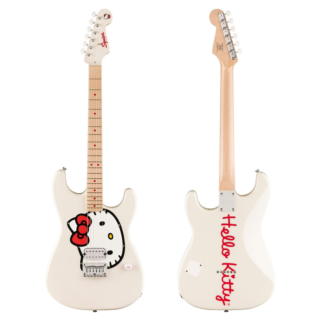 Rocking The Bow: Fender’s Hello Kitty Guitar Should Hit All The Right ...