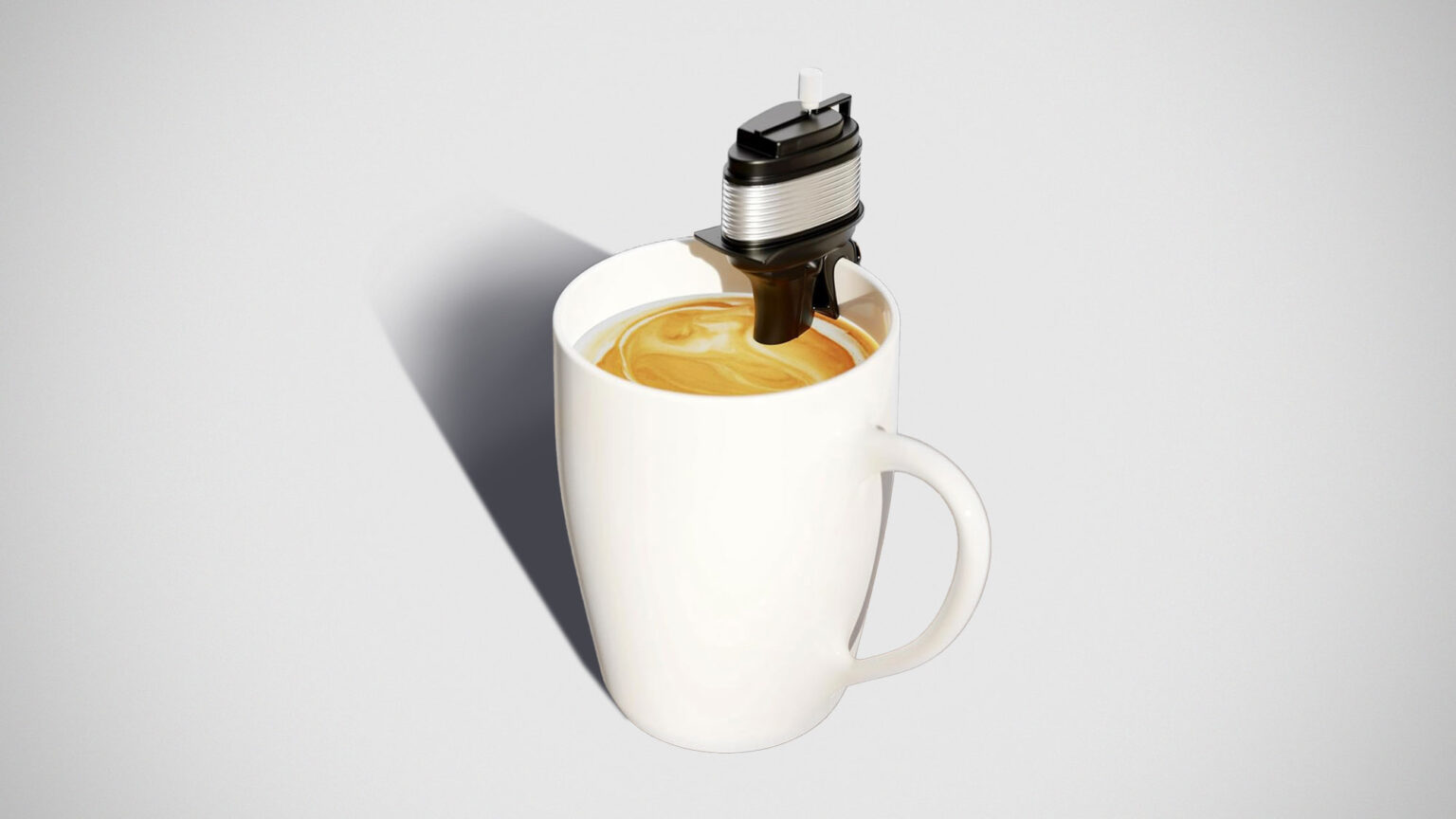 Wake And Lake: The Coffee Stirrer That’s Basically An Outboard Motor