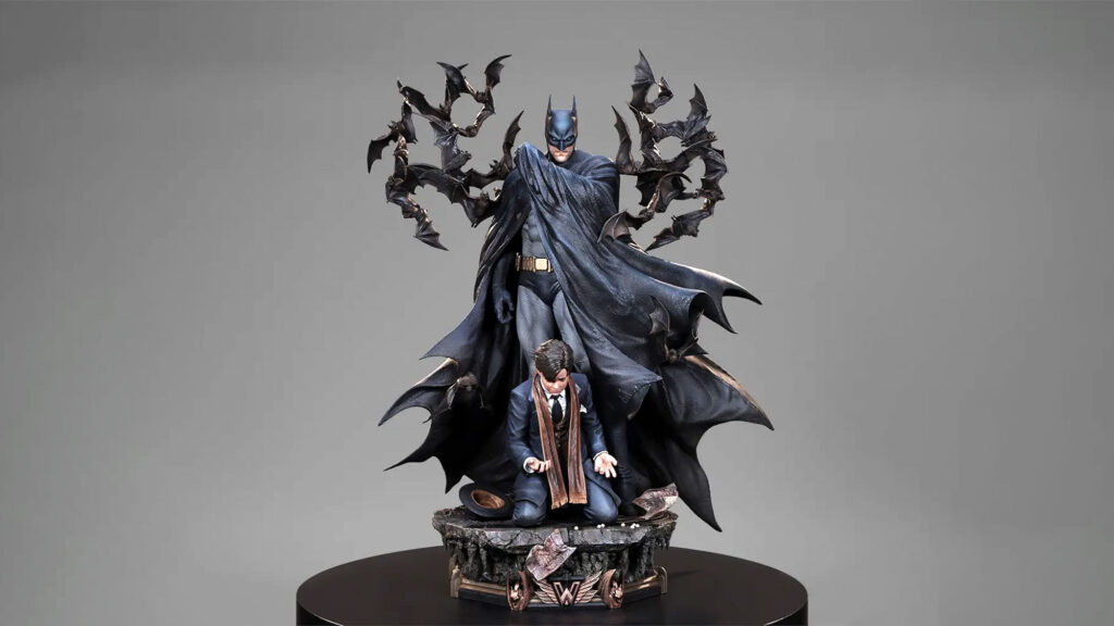 Batman’s Origin, Immortalized in Polystone (and Pearls) Statue/Sculpture