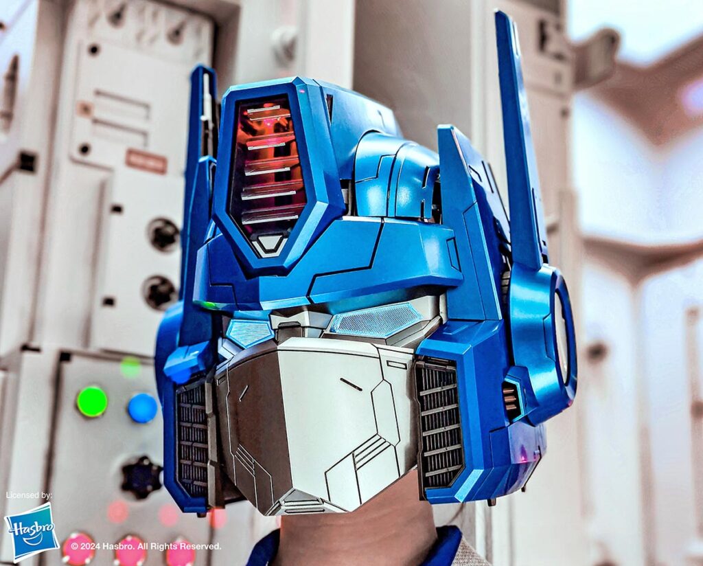 Finally, A Helmet That Lets You Wear G1 Optimus Prime’s Face—Literally
