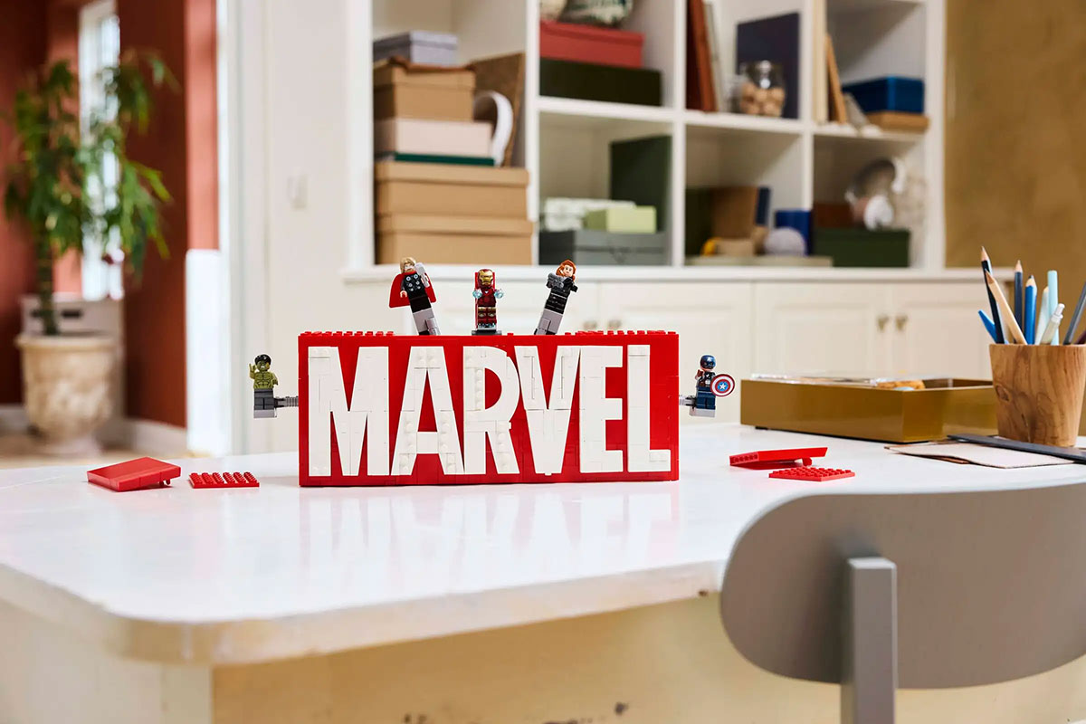 Avengers, Assemble (Yourself): The Explosive LEGO Marvel Logo Set