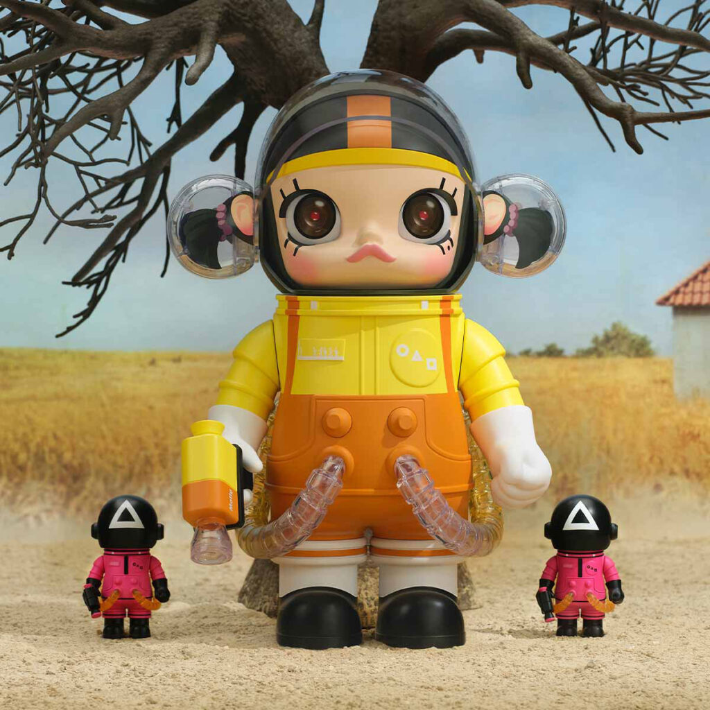 POP MART x Squid Game Mega Space Molly: Young-hee Goes To Space