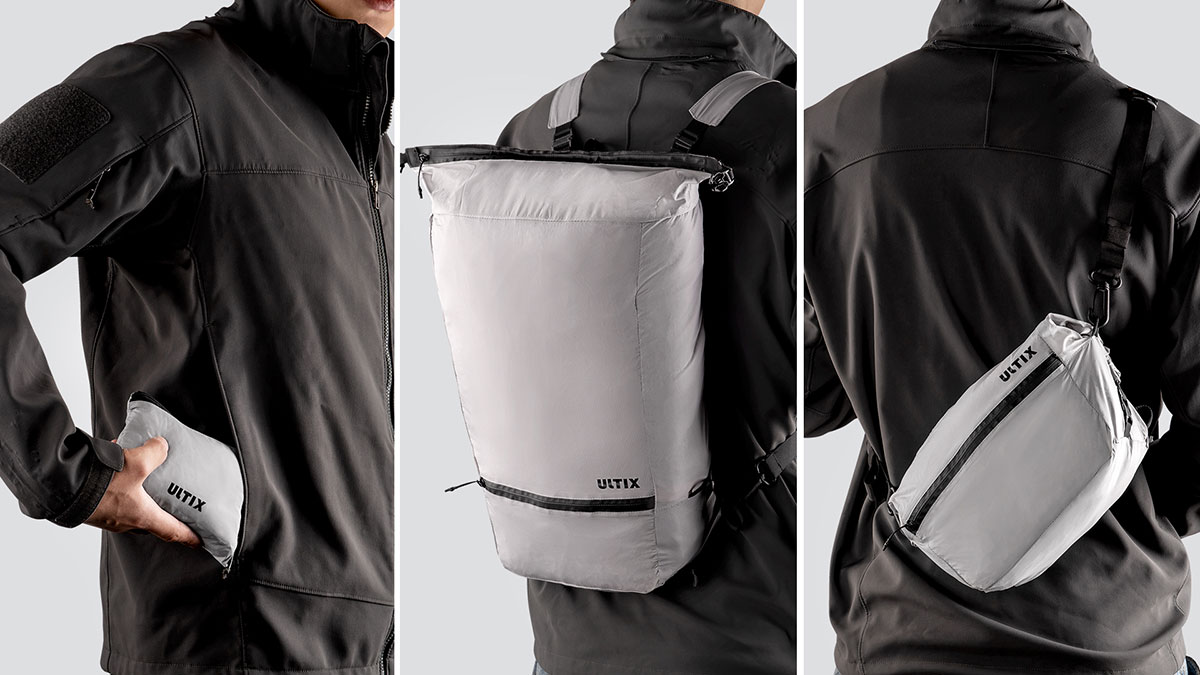 SuperPack Is A Backpack, A Slingbag, And A Small Pouch Rolled Into One