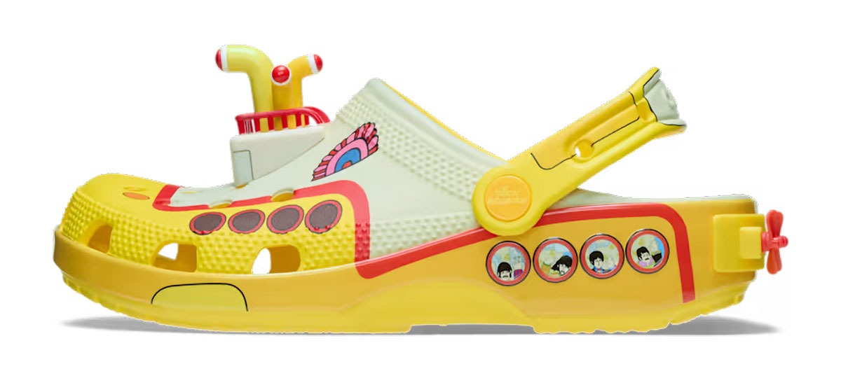 Crocs x The Beatles: Beatlemania Meets Infamous Footwear