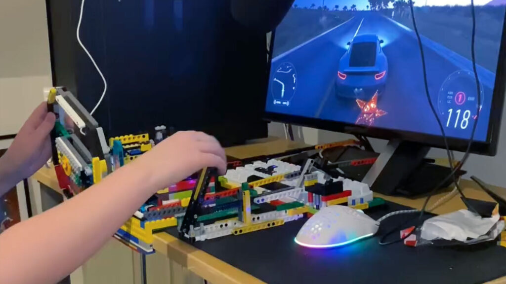 Functional LEGO Steering Wheel, Pedals And Handbrake: Real Or Fake?