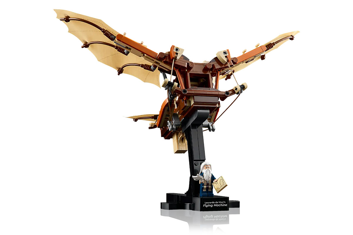 LEGO’s Da Vinci Flying Machine: A Flight Of Fancy You’ll Actually Land
