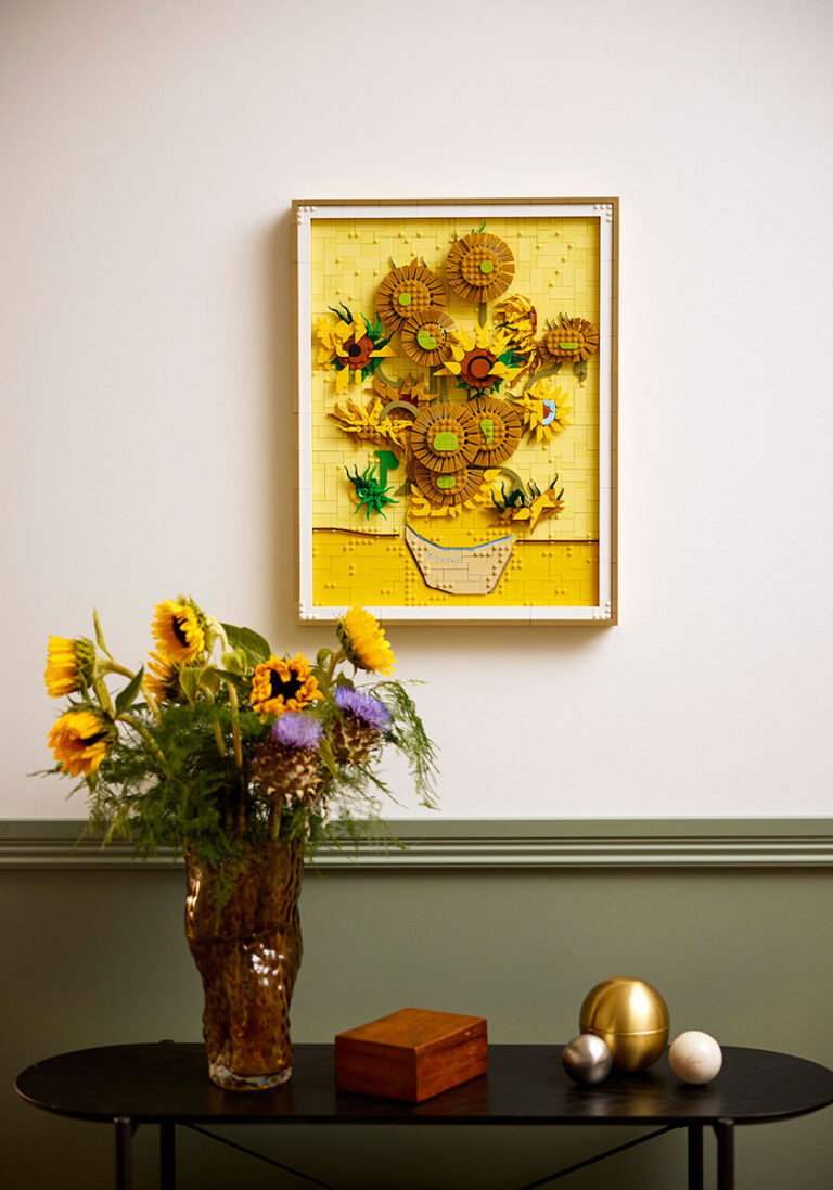 LEGO Breathes New Life Into Vincent van Gogh’s Iconic Sunflowers