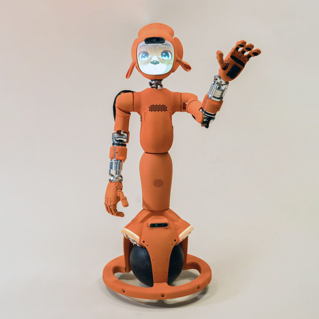 Gliding, Chatting, And Ear-Wiggling: Meet The Mirokaï Character Robot