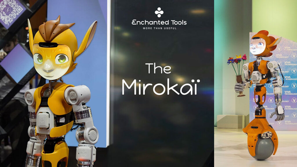 Gliding, Chatting, And Ear-Wiggling: Meet The Mirokaï Character Robot
