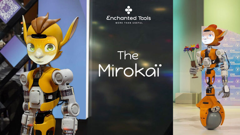 Gliding, Chatting, And Ear-Wiggling: Meet The Mirokaï Character Robot