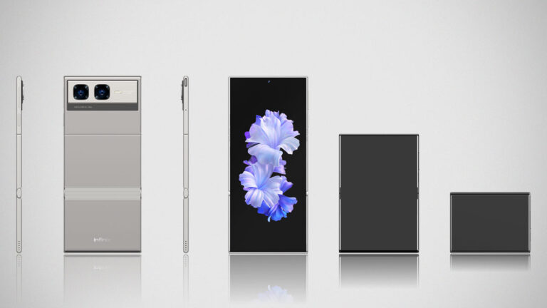 Behold The World’s First Ever Vertical Tri-folding Phone!