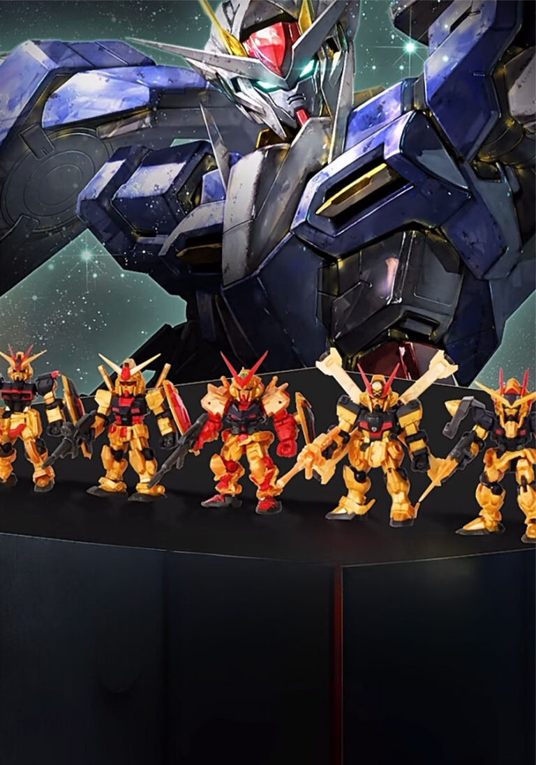 KFC China Launches Gilded Gundam Gacha Toy With Gundam Wagyu Burger Meal