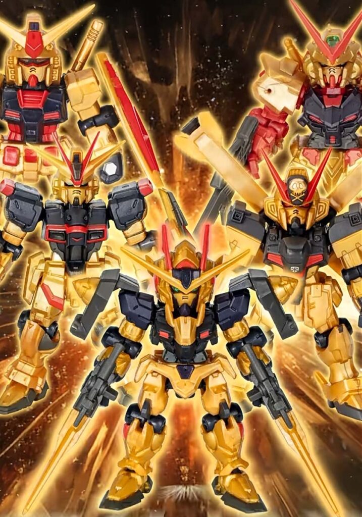 KFC China Launches Gilded Gundam Gacha Toy With Gundam Wagyu Burger Meal