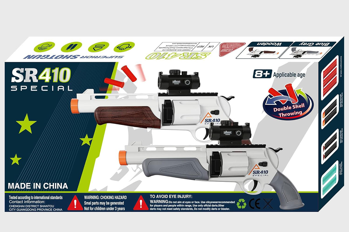 The SR410 Shotgun Has A Foam-dart Replica For Harmless Fun
