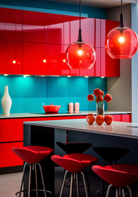 A Guide To Bringing Bold Colors To Your Kitchen