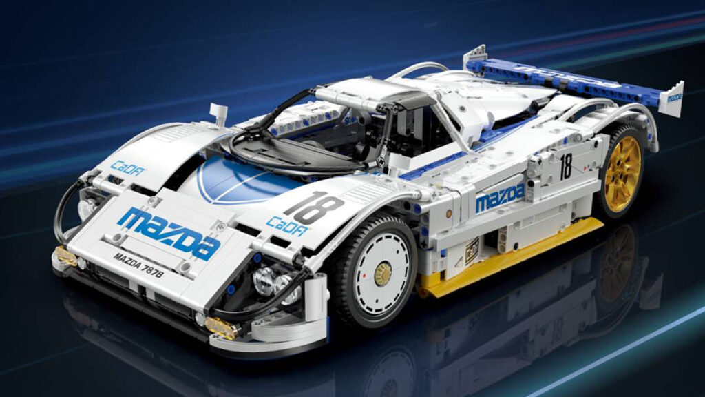 CaDA Launches A Larger 1/10 Scale Mazda 787B Building Set Loaded With ...