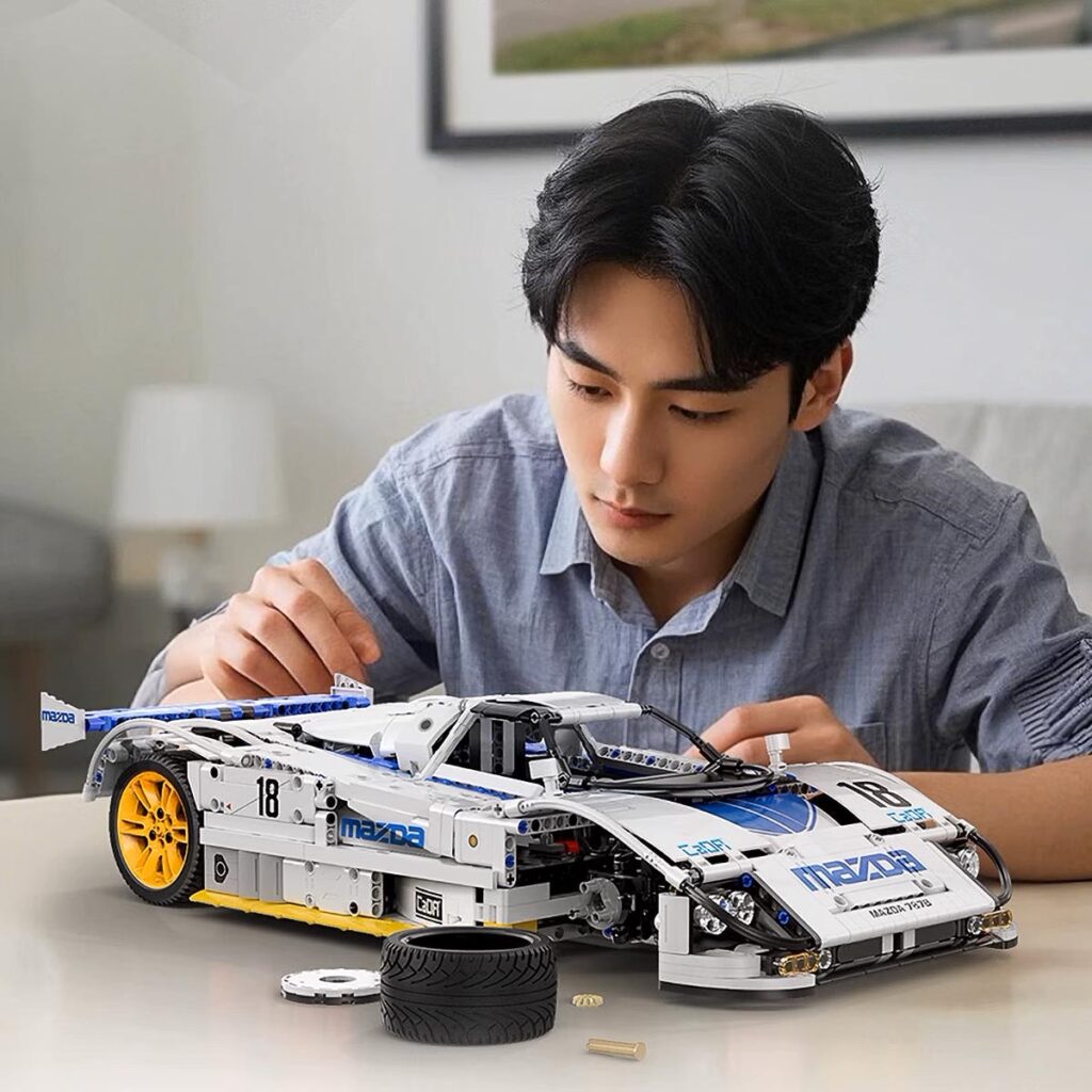 CaDA Launches A Larger 1/10 Scale Mazda 787B Building Set Loaded With ...