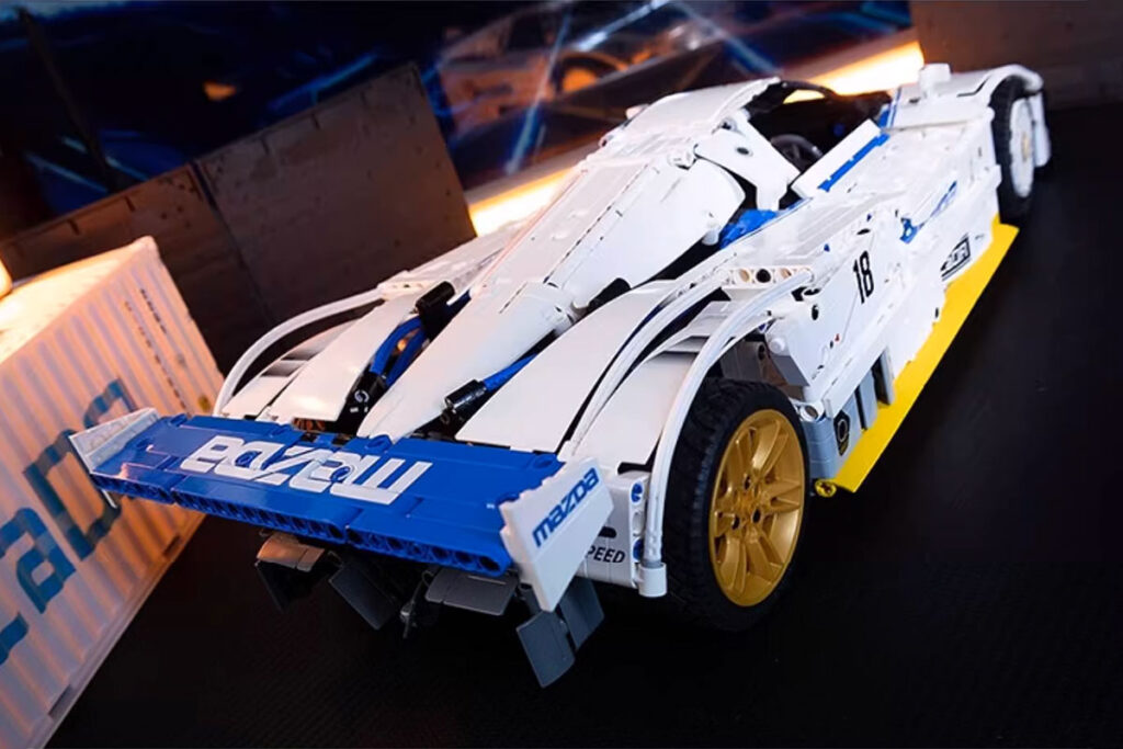 CaDA Launches A Larger 1/10 Scale Mazda 787B Building Set Loaded With ...