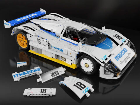 CaDA Launches A Larger 1/10 Scale Mazda 787B Building Set Loaded With ...