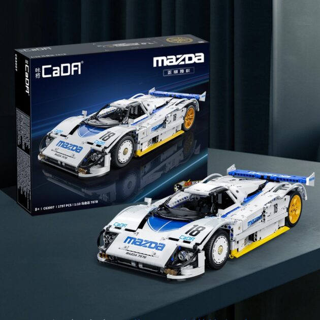 CaDA Launches A Larger 1/10 Scale Mazda 787B Building Set Loaded With ...